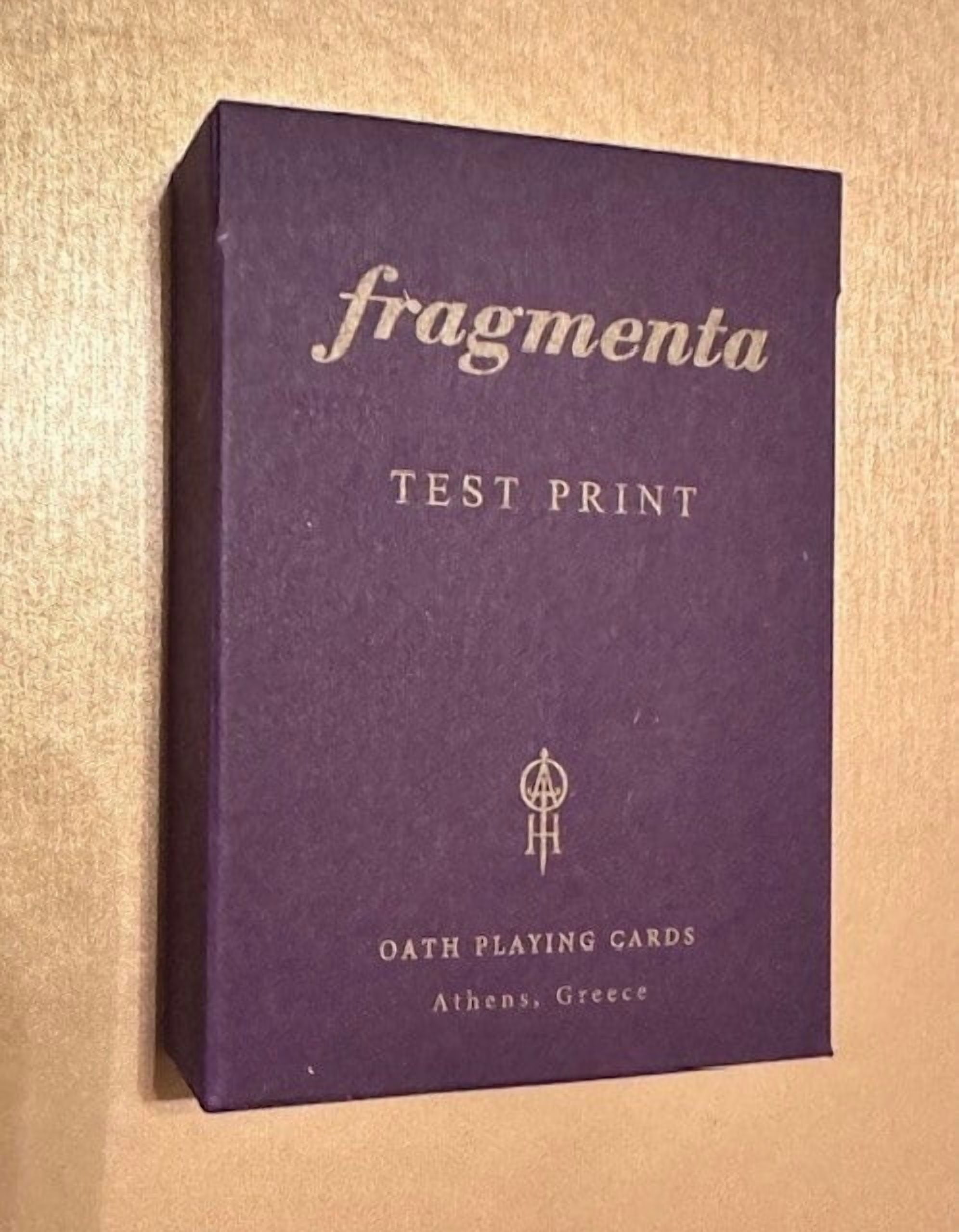FRAGMENTA Test Print Playing Cards by Oath Playing Cards - Walmart.com
