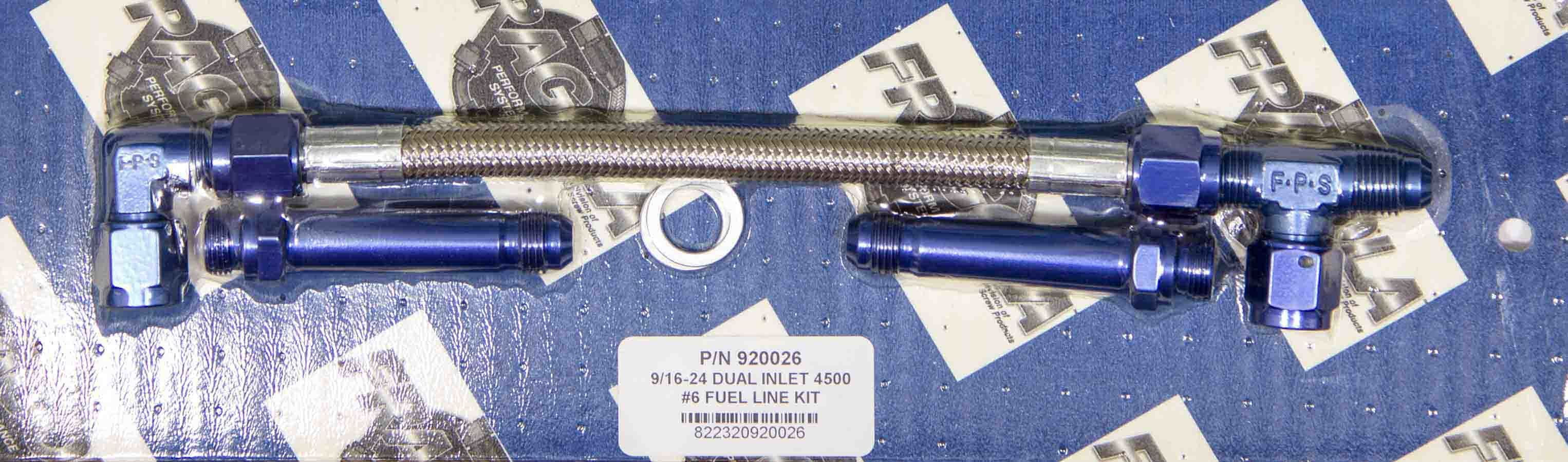 FRAGOLA #6 Pro Stock Fuel Line Kit Demon P/N - 920026 - Walmart.com