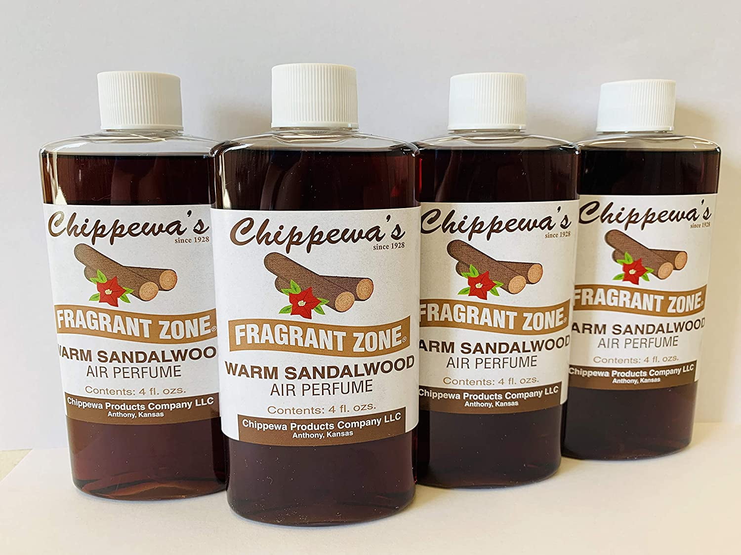 FRAGRANT ZONE Warm Sandalwood 4 Pack - Walmart.com