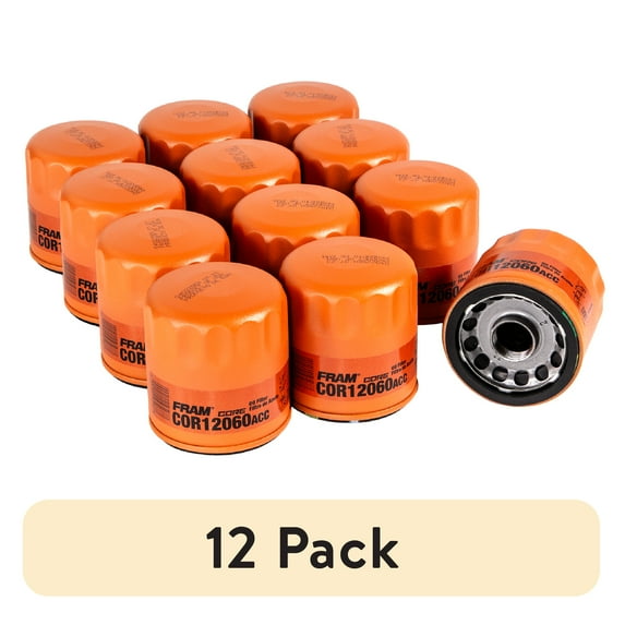 FRAM 12 pack Core Oil Filter, 12060, 10k Mile Protection, Fits Select ...