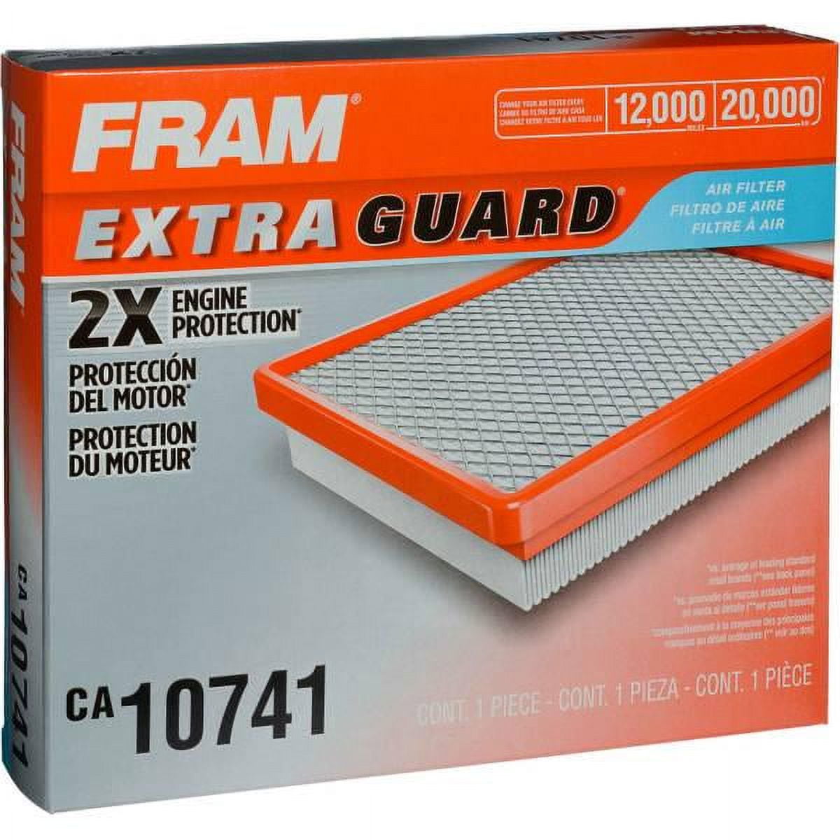 FRAM CA12377 Extra Guard Air Filter for Car Engine - Walmart.com