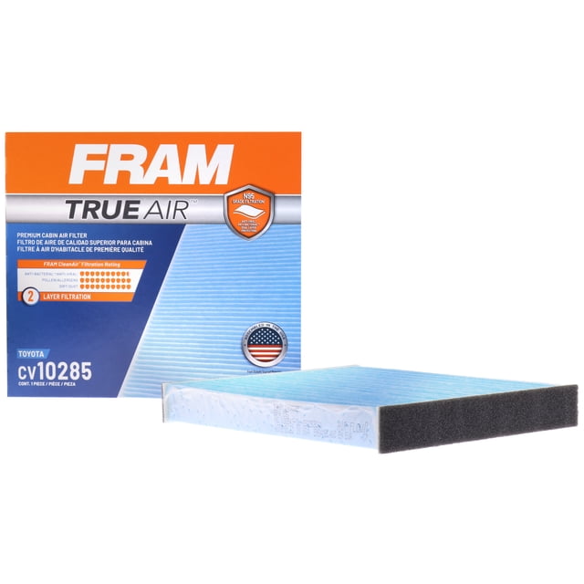 FRAM CV10285 TrueAir Premium Cabin Air Filter with N95 Grade Filter ...