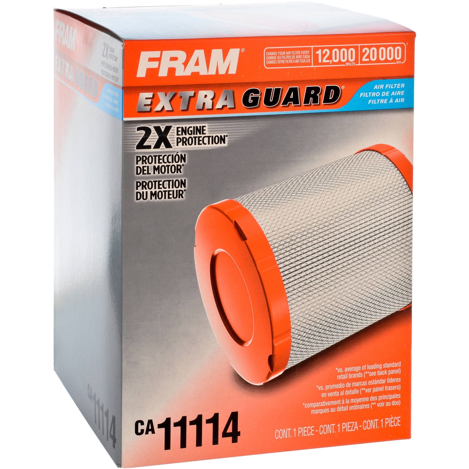 FRAM Extra Guard Air Filter, CA11114 for Select Ford and Lincoln ...