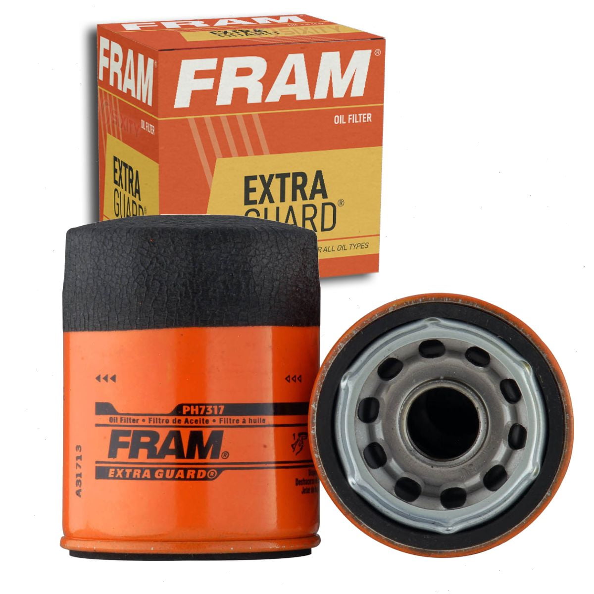 FRAM Extra Guard Engine Oil Filter compatible with Subaru XV Crosstrek ...