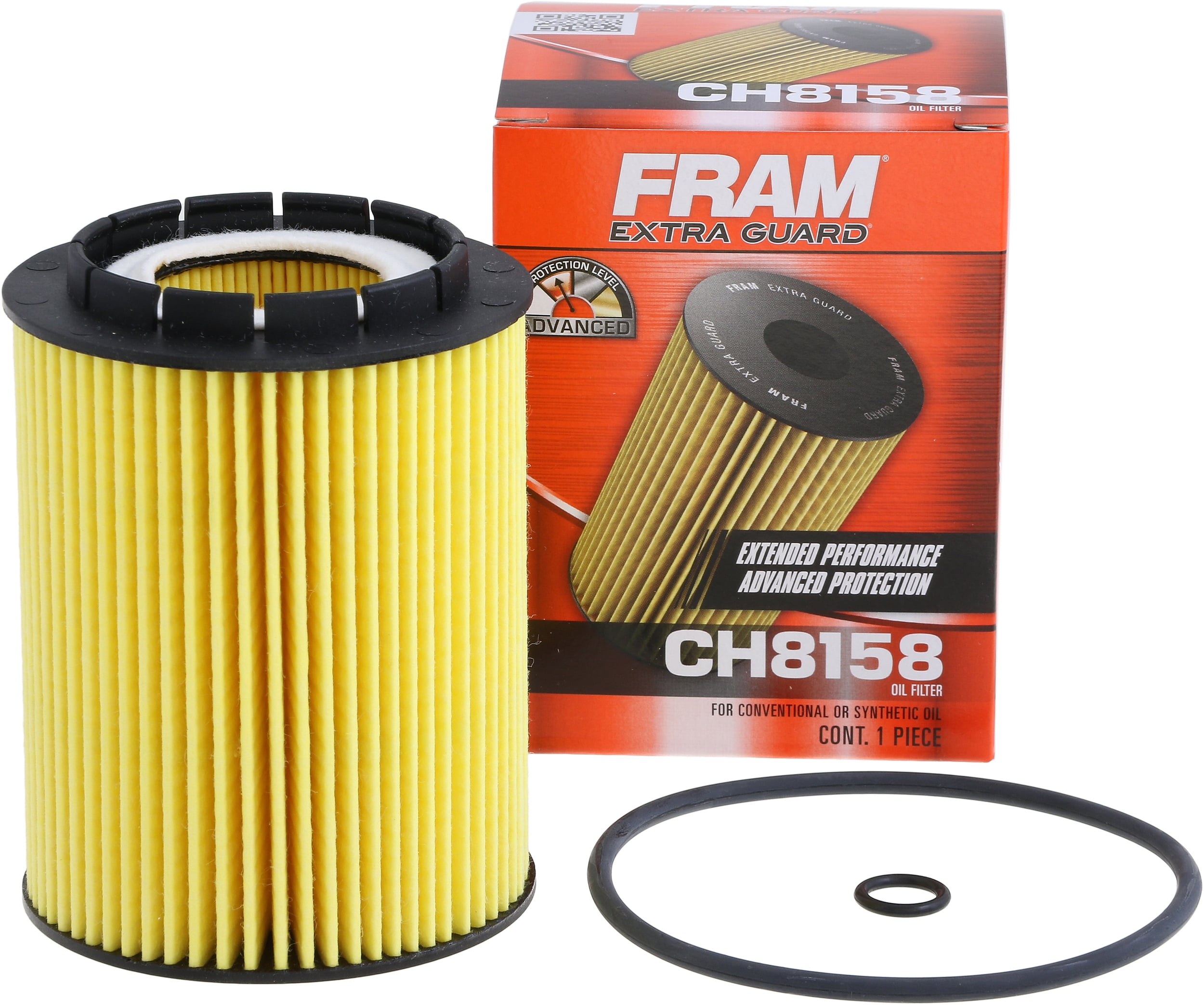 FRAM Extra Guard Filter CH8158, 10K mile Oil Filter for Audi, Porsche ...