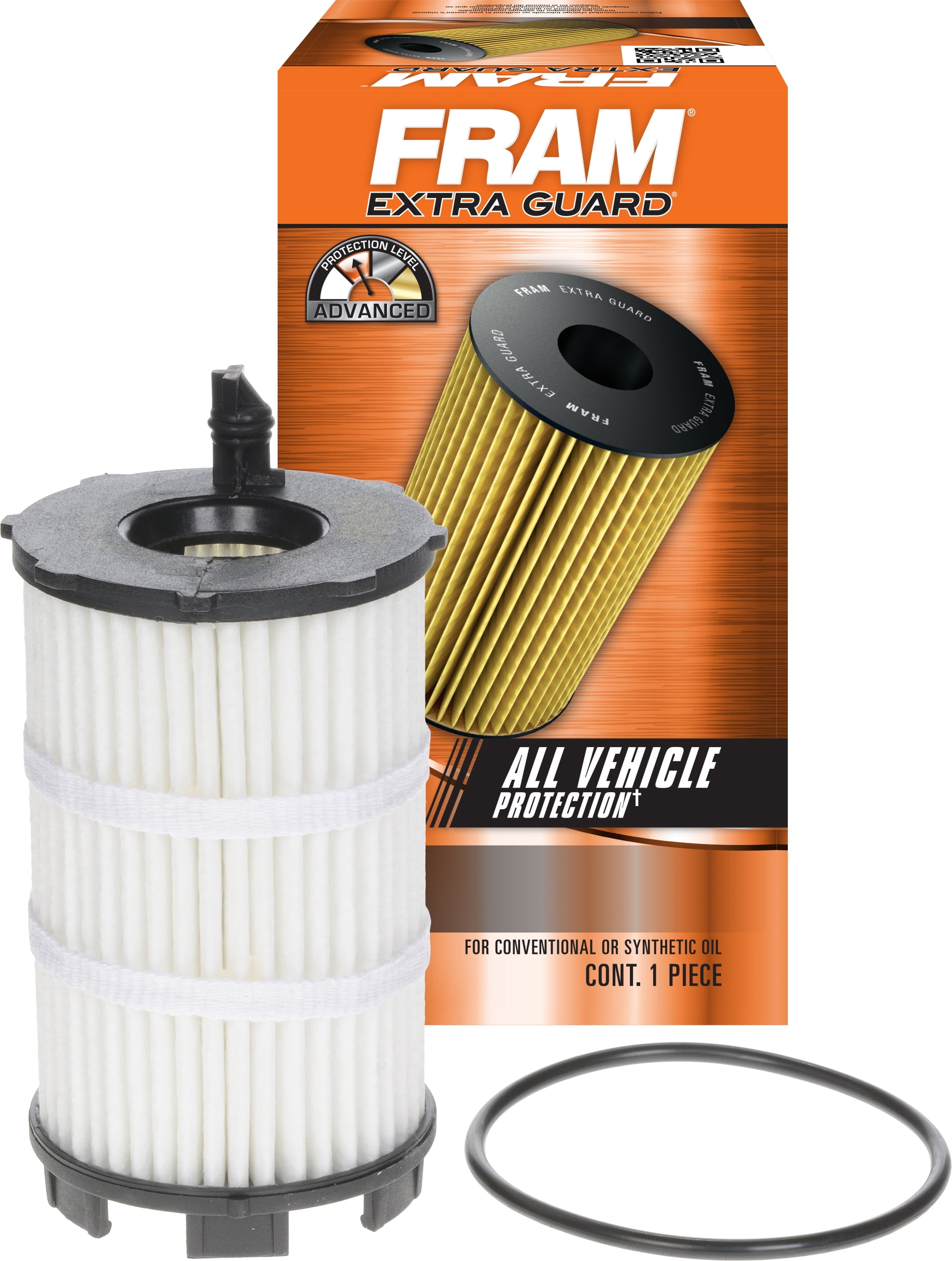 FRAM Extra Guard Oil Filter, CH10632, 10K mile Filter for Audi and ...