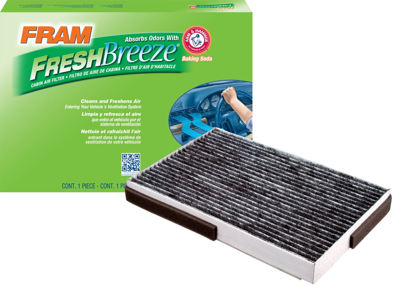 FRAM Fresh Breeze Cabin Air Filter, CF8392A - Walmart.com
