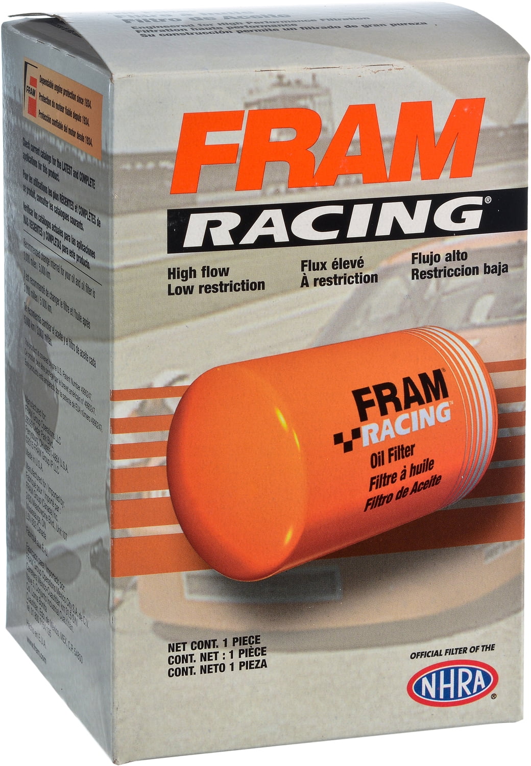 FRAM HP18 High Performance Spin-On Oil Filter for Racing and High ...