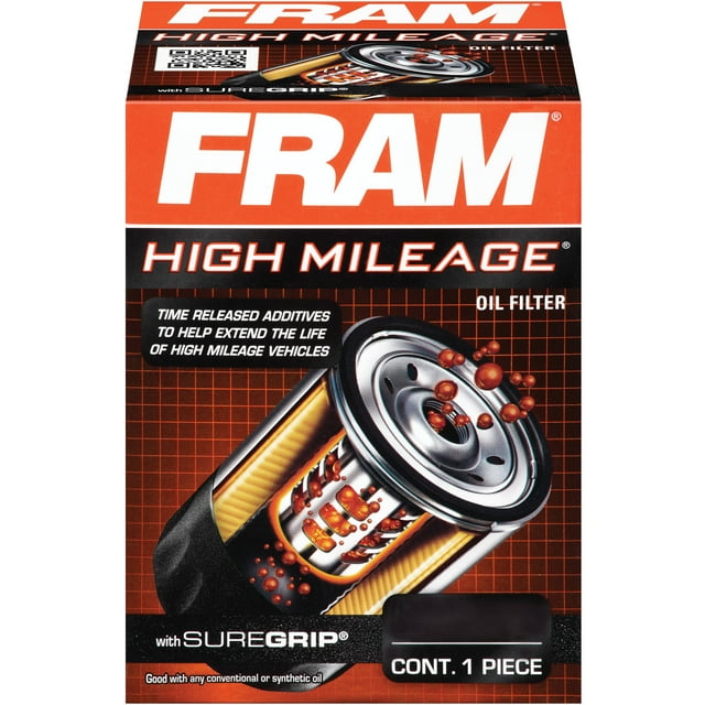 FRAM High Mileage Oil Filter, HM10575, For Vehicles With 75K Miles Or ...