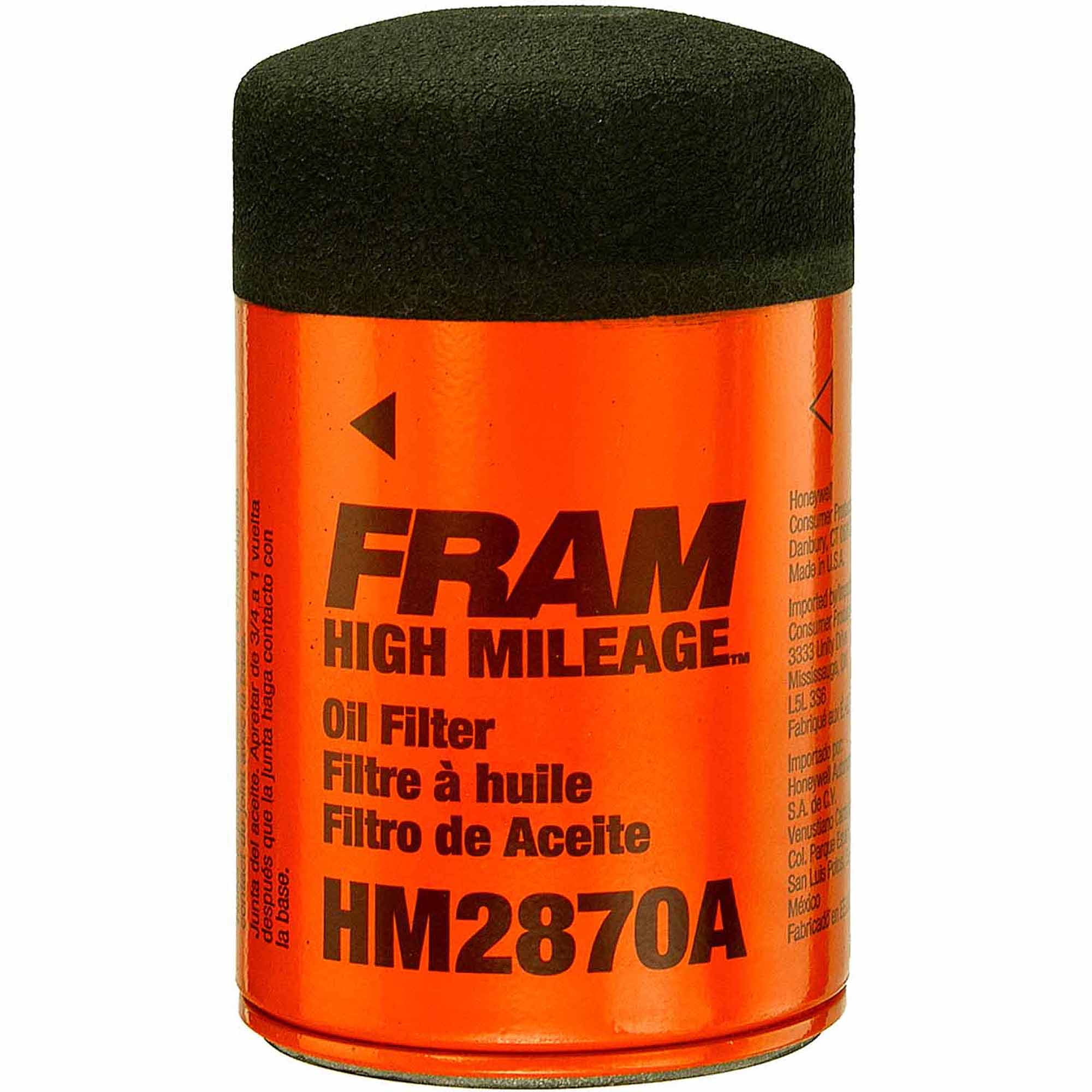 FRAM High Mileage Oil Filter, HM2870A Fits select: 1990-2005,2011-2015 ...