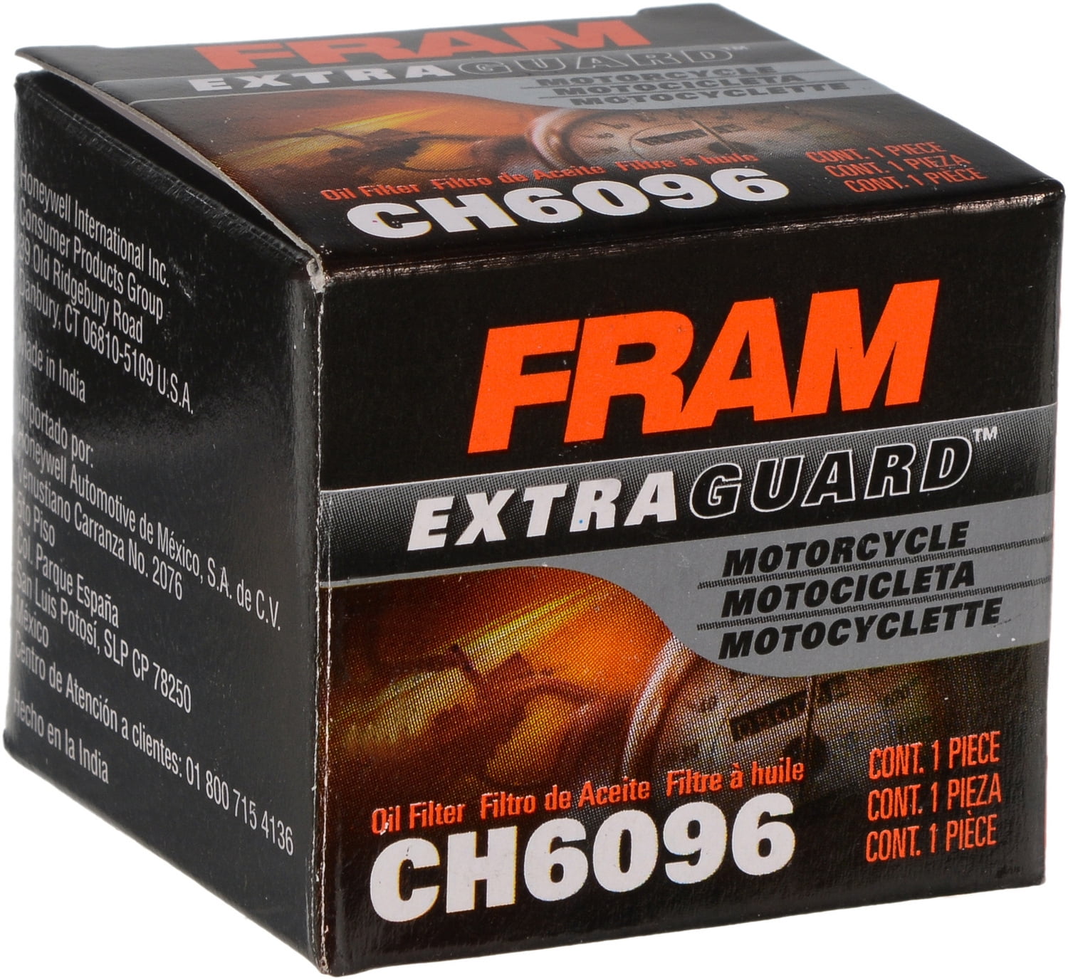FRAM Motorcycle/ATV Oil Filter, CH6096 for Select Honda and Polaris ...