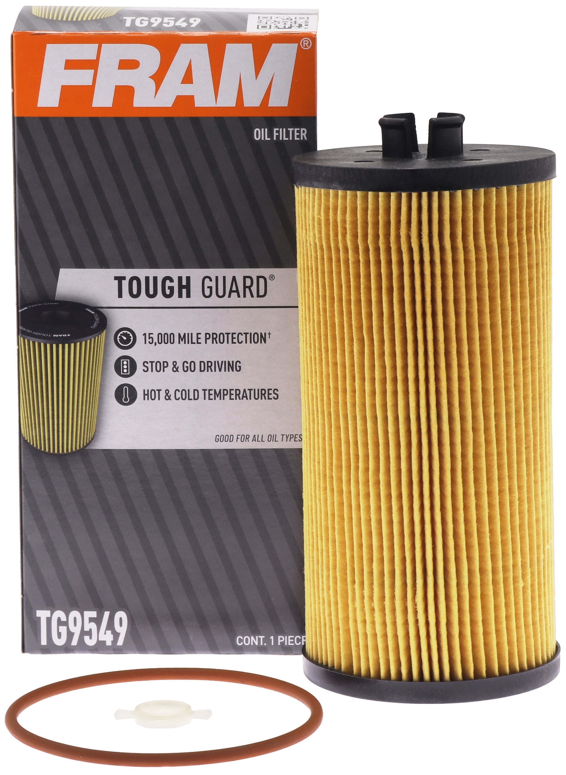 FRAM Tough Guard Oil Filter, TG9549 Fits select: 2003-2010 FORD F250 ...