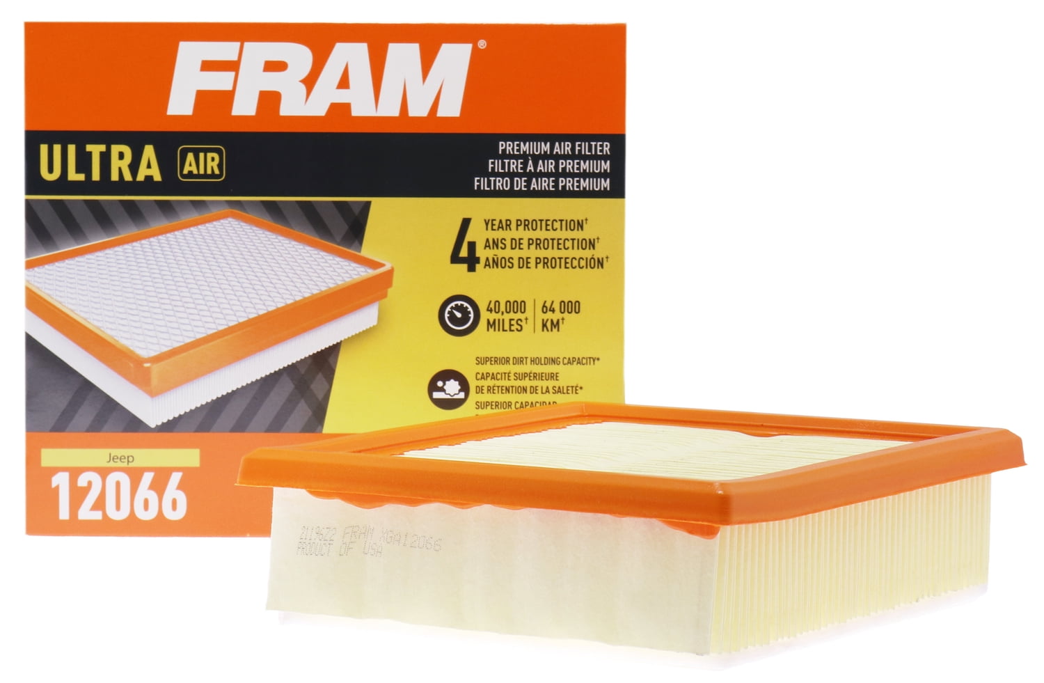 FRAM Ultra Air XGA12066, Premium Engine Air Filter for Select Fiat ...