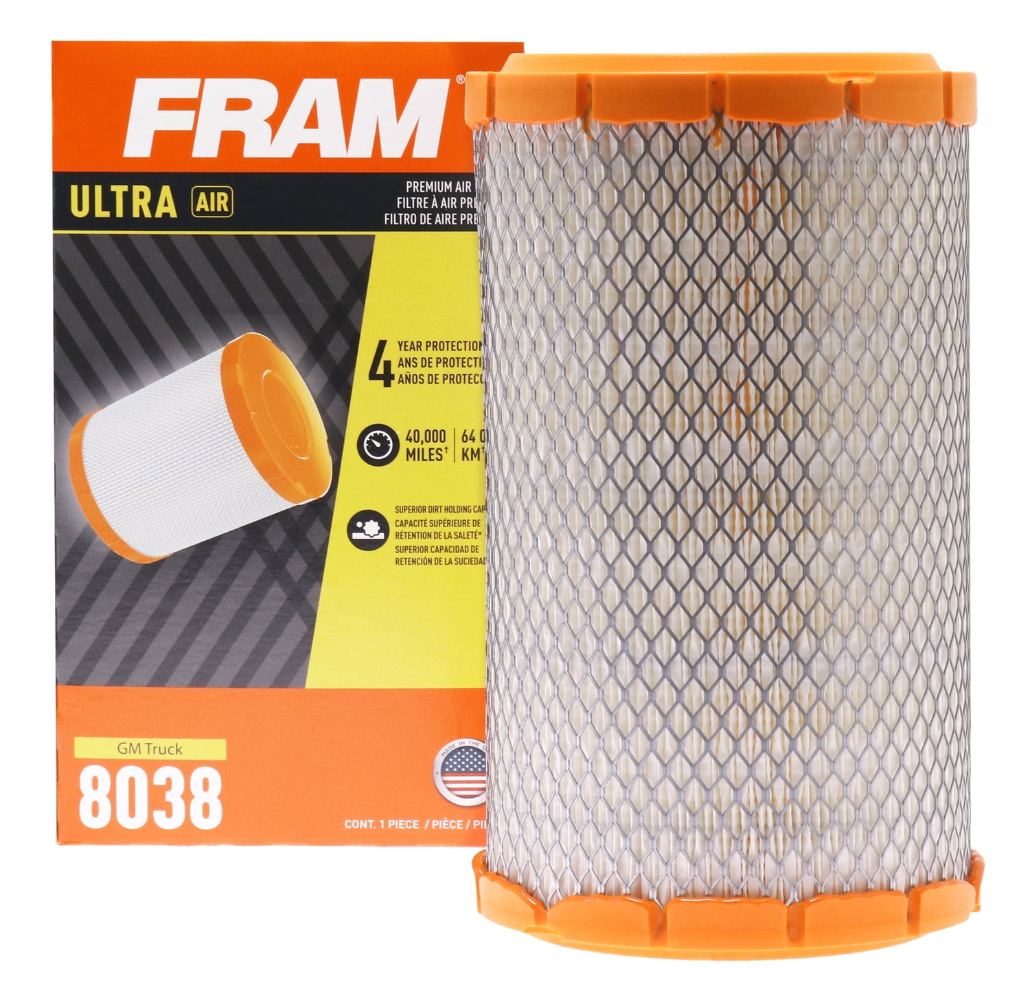 FRAM Ultra Air, XGA8038, Premium Engine Air Filter for Select Cadillac ...