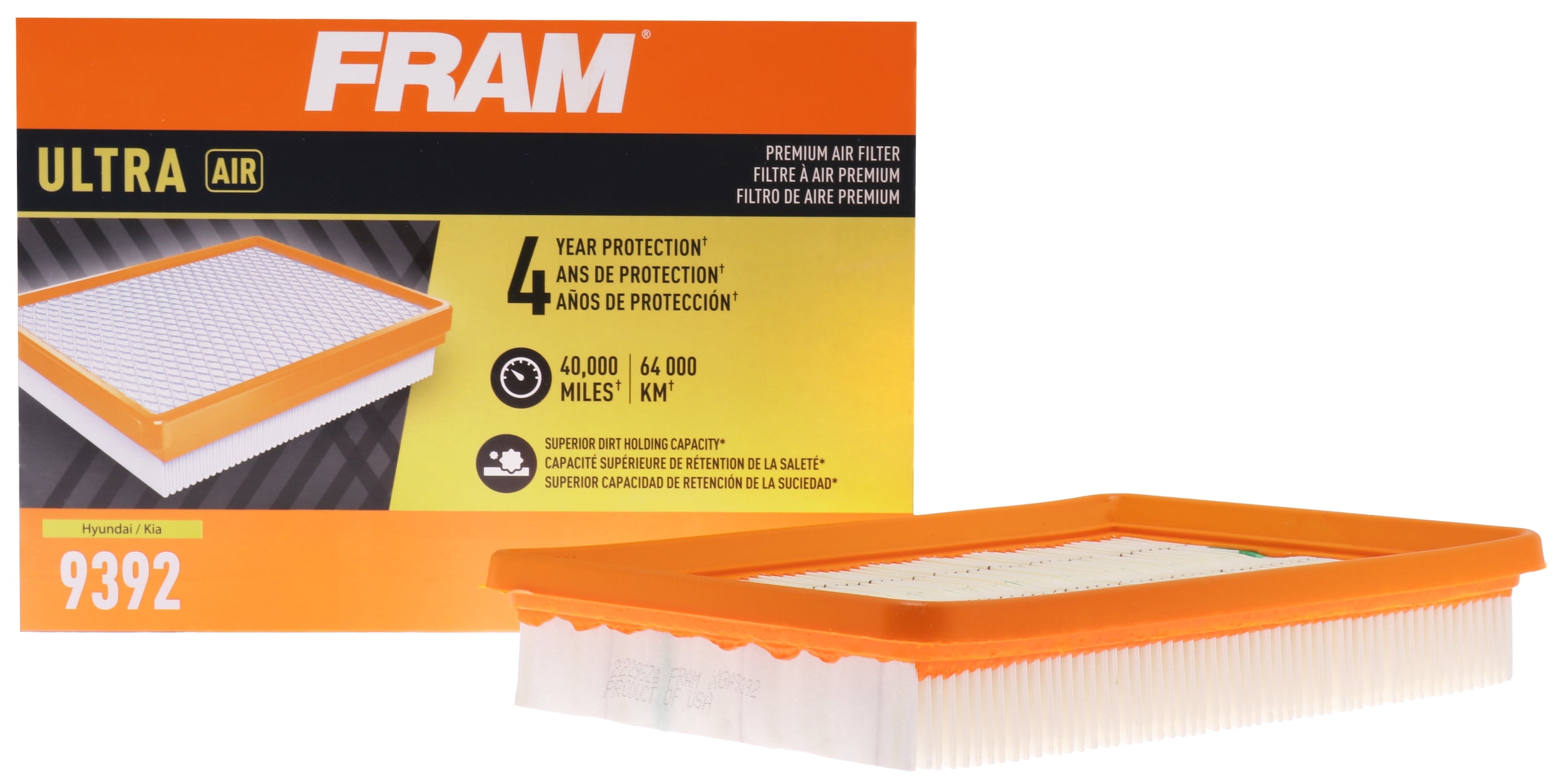 FRAM Ultra Air XGA9392, Premium Engine Air Filter, Replacement Filter ...