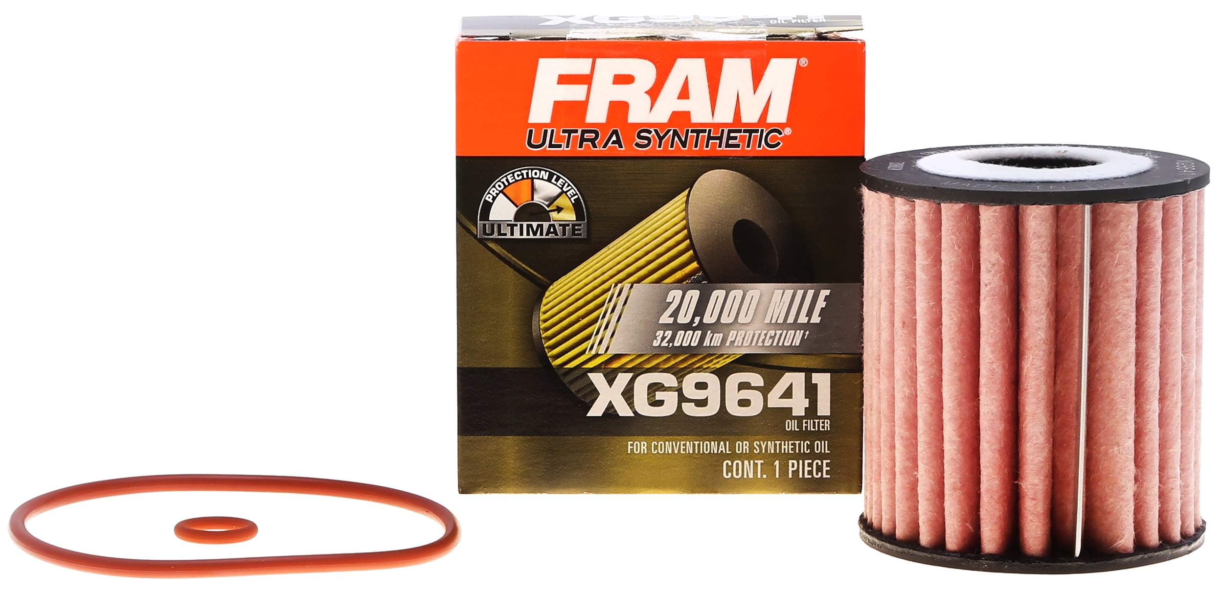 FRAM Ultra Synthetic Oil Filter, XG9641, 20K mile Filter for Ford ...