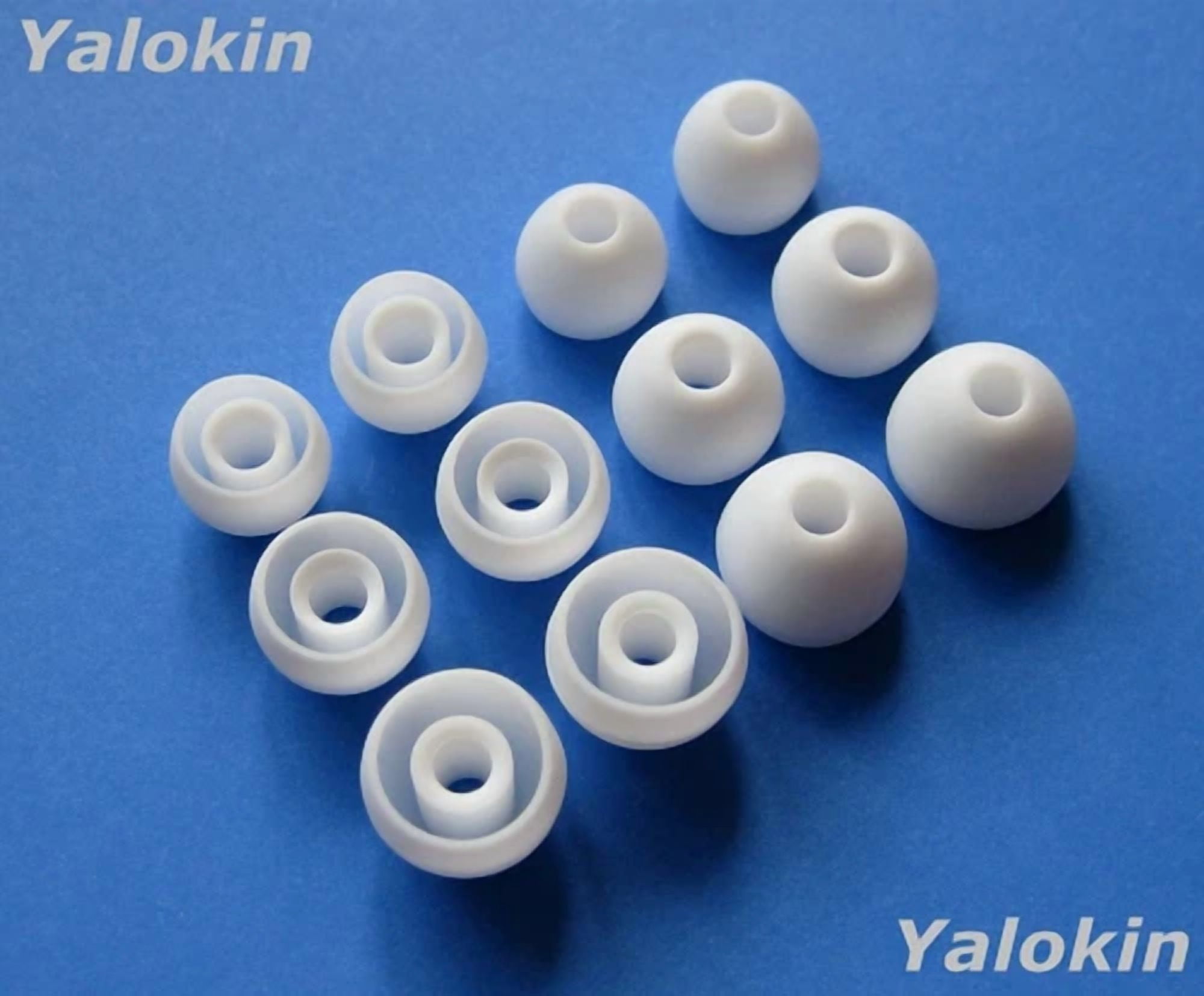 FRAME- 12Pcs: S/M/L White Soft Replacement Eartips Earbuds Set For Akg ...