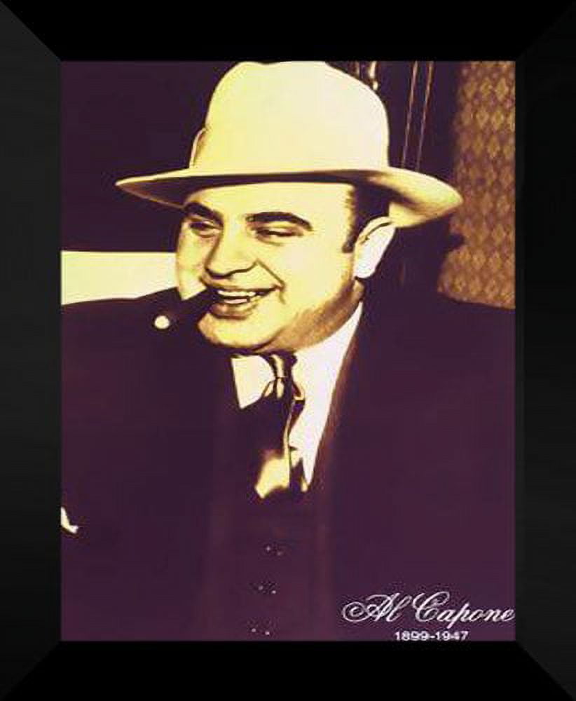 FRAMED Art Print 20x24 "Al Capone, 1899-1947" - Walmart.com