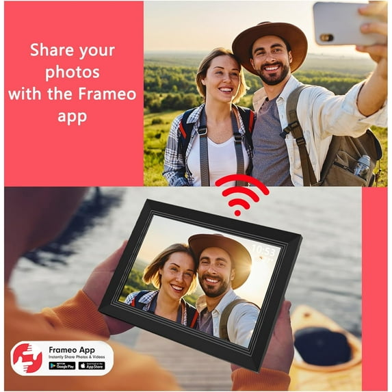 FRAMEO Digital Picture Frame- 10.1inch Digital Photo Frame with 1080 ...