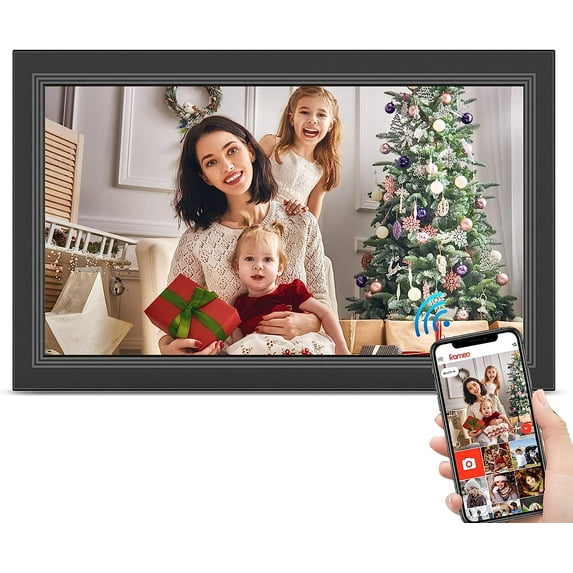 FRAMEO Digital Picture Frame- 15.6inch Digital Photo Frame with 1920 * ...