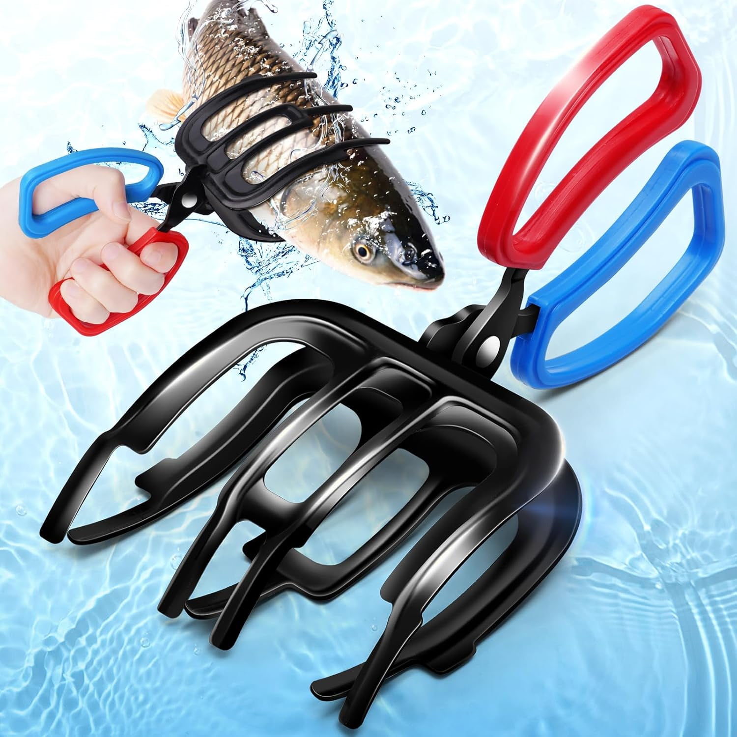 FRAMICS 3 Claw Fish Gripper Strong Grip Bite Force, 3 Teeth Fish ...