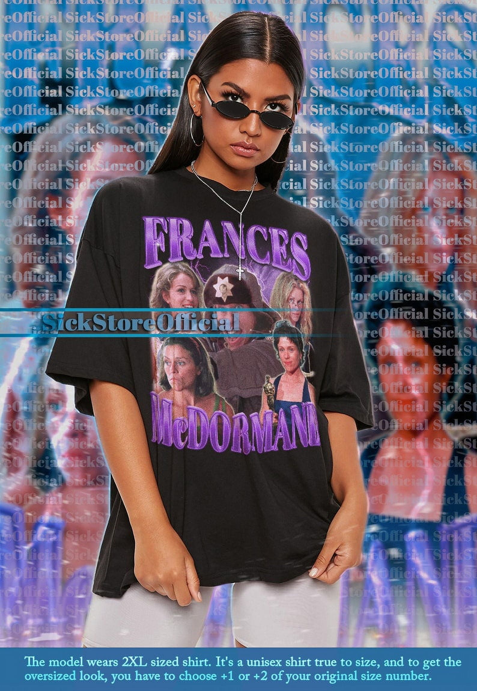 FRANCES MCDORMAND Vintage Shirt, Frances McDormand Homage Tshirt, Frances McDormand Fan Tees ...
