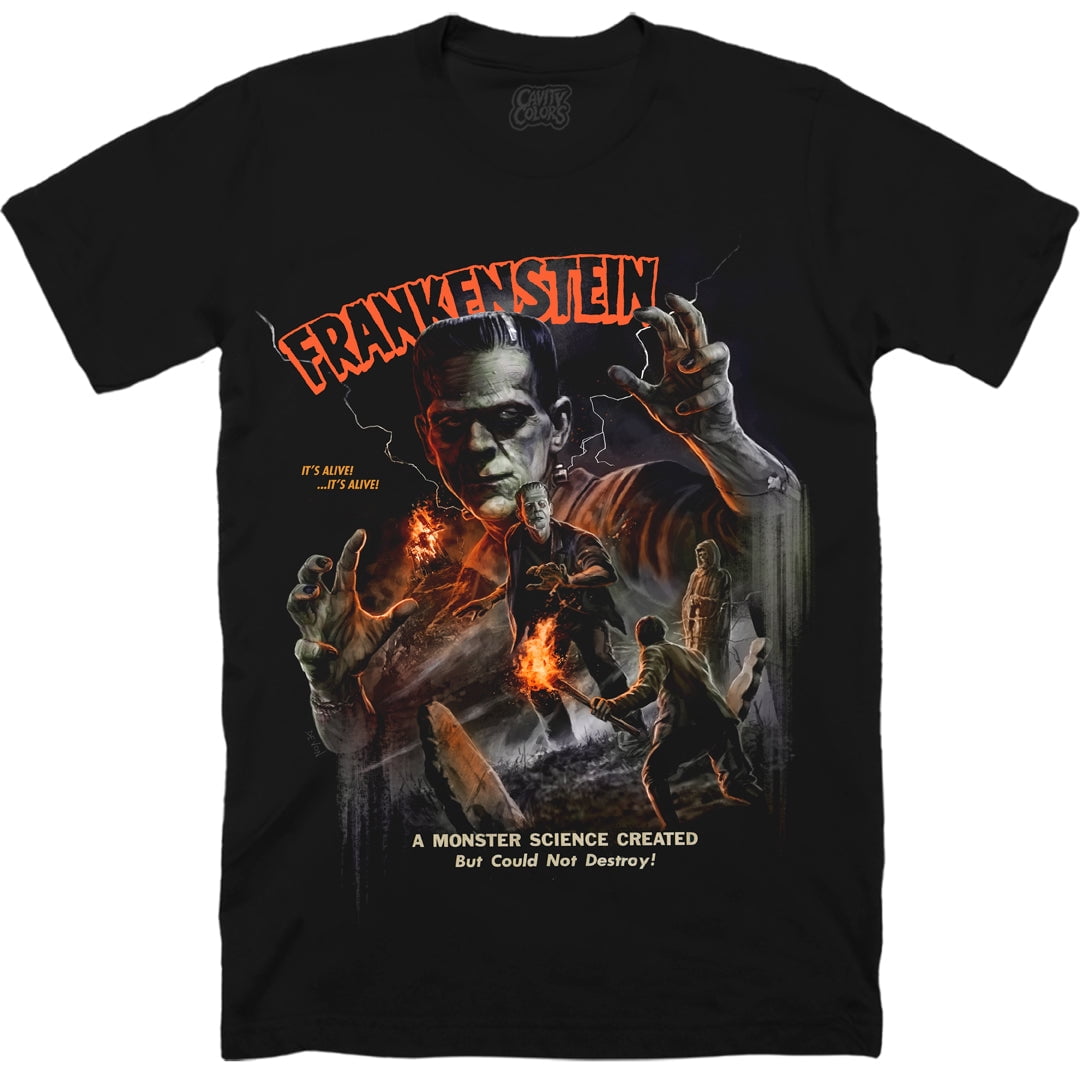 FRANKENSTEIN: IT'S ALIVE! - T-SHIRT Unisex Short Sleeve Shirt Size S ...
