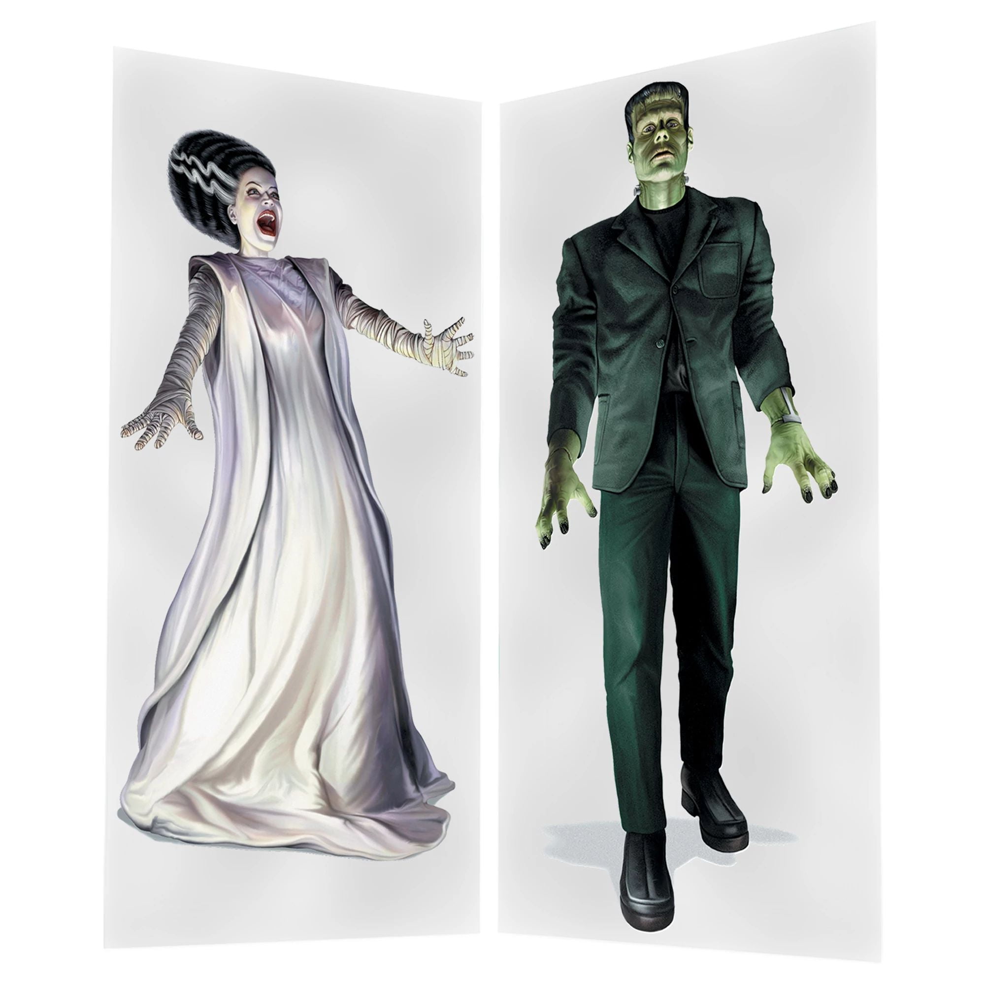 FRANKENSTEIN SCENE SETTERS Halloween Party Decorations Bride Universal ...