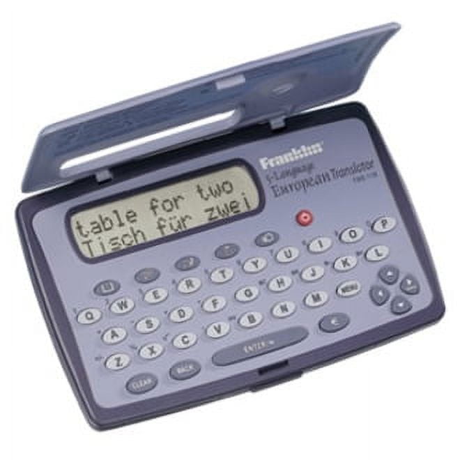 Franklin 5 Language European Translator TWE-118 with Key Features ...