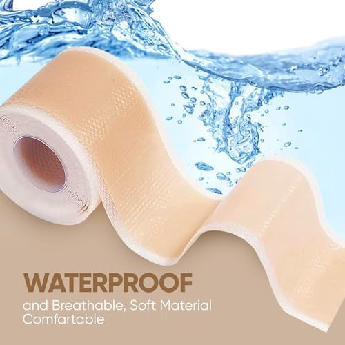 FRANKOS Medical Grade Silicone Scar Tape - 1.6" x 120" Roll-3m - Soft ...
