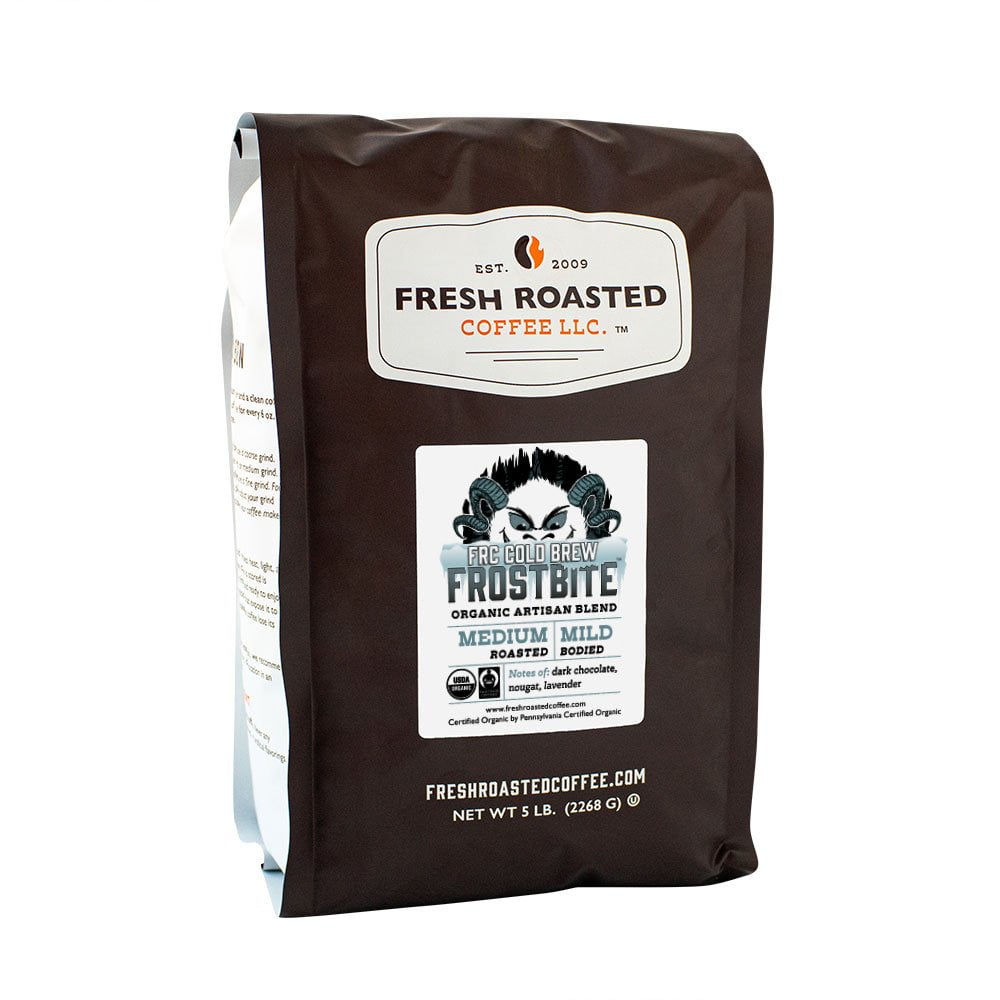 FRC Frostbite Original Organic Cold Brew, Whole Bean, 5 Pound Bag 80 oz - Walmart.com