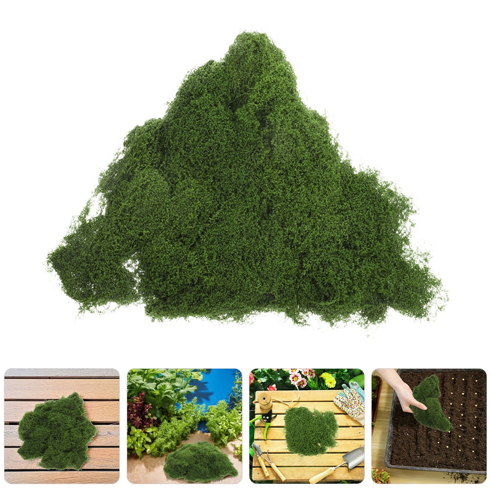 FRCOLOR 1 Bag Delicate Faux Moss for Plants Fake Moss for Potted Plants ...