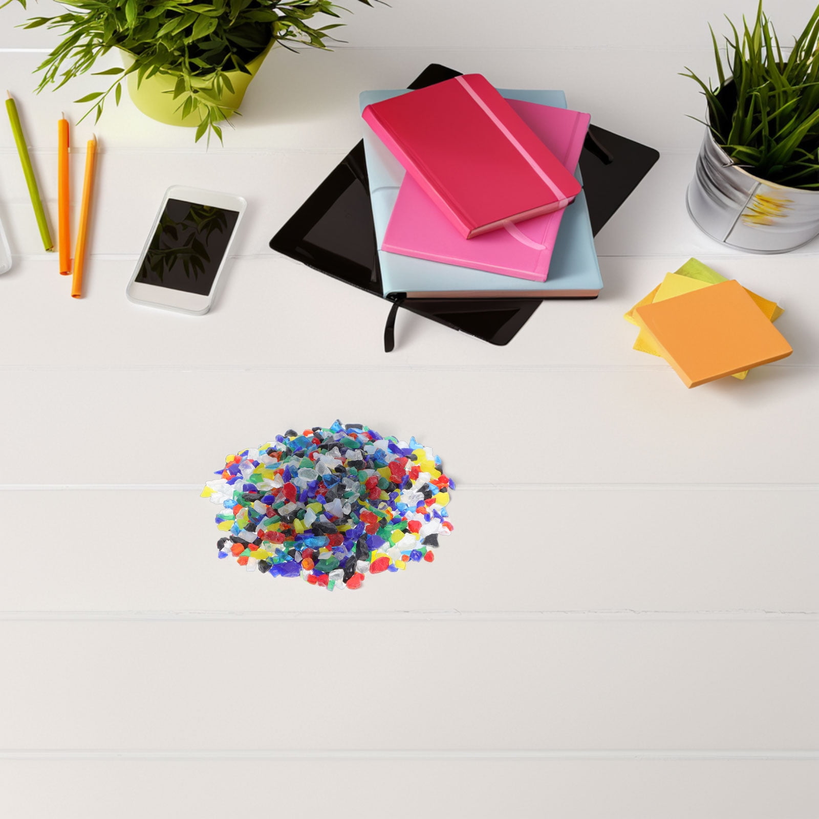 FRCOLOR 1 Bag Glass Blocks for Art Projects Irregular Glass Pieces for ...