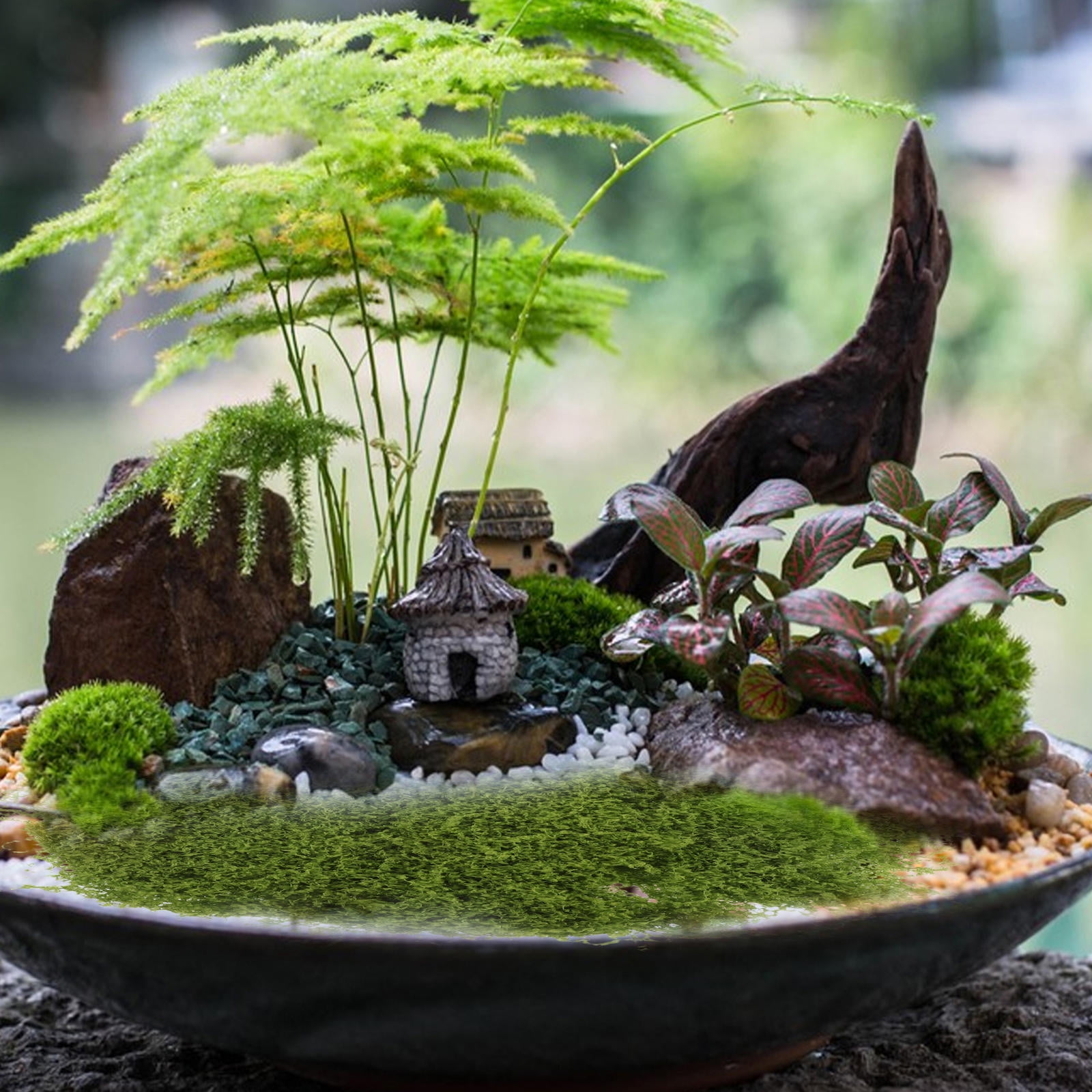 FRCOLOR 1 Bag Moss Decor Artificial Moss For Crafts Fake Plant Moss ...