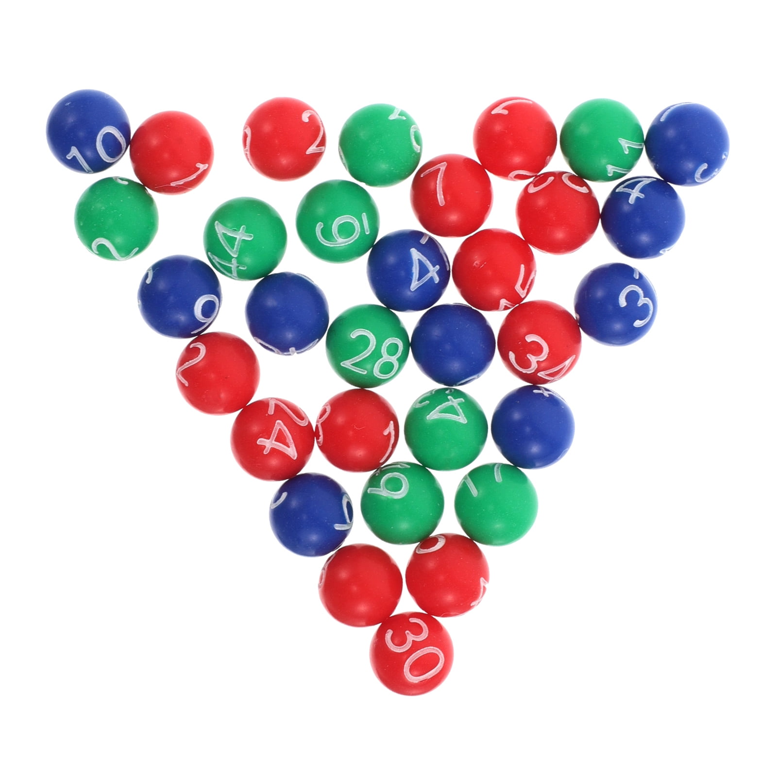 FRCOLOR 1 Bag Of Prize Balls Numbered Bingo Balls Lottery Drawing ...