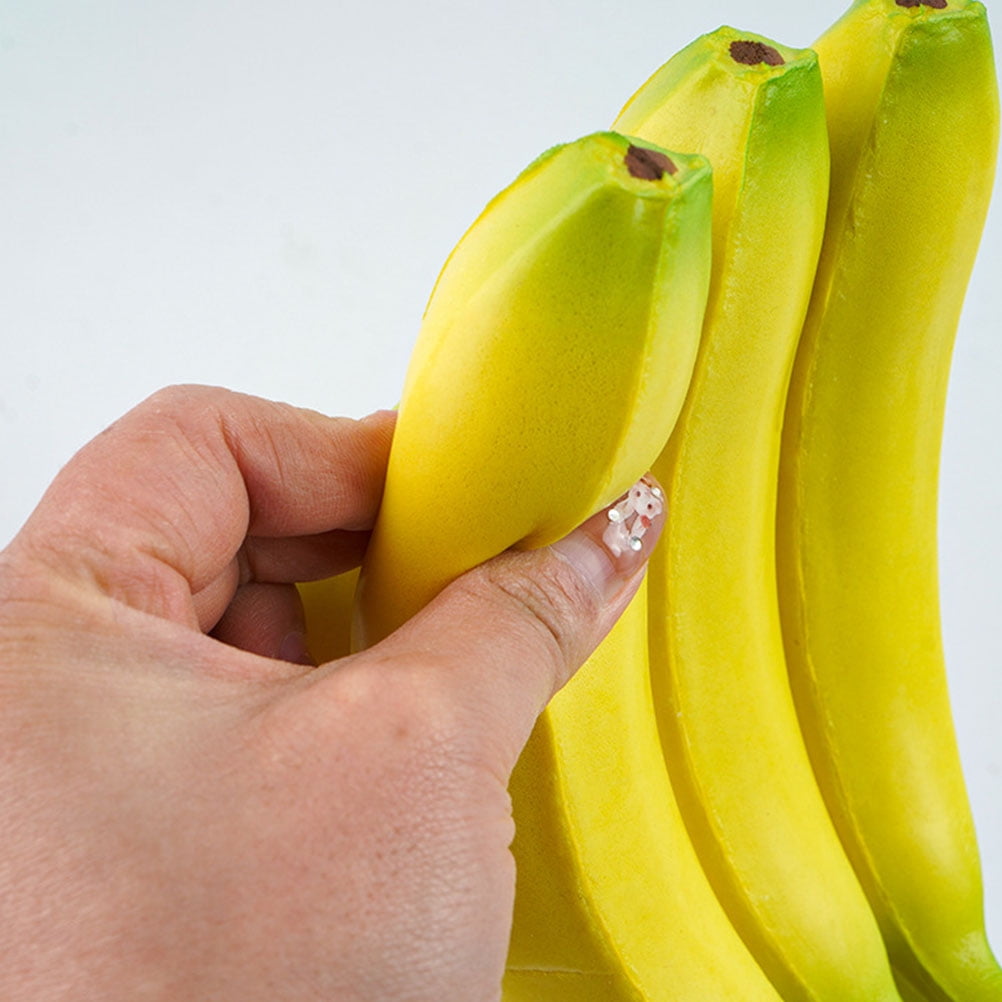 FRCOLOR 1 Bunch Fake Banana Artificial Fruits Model Lifelike Simulation ...