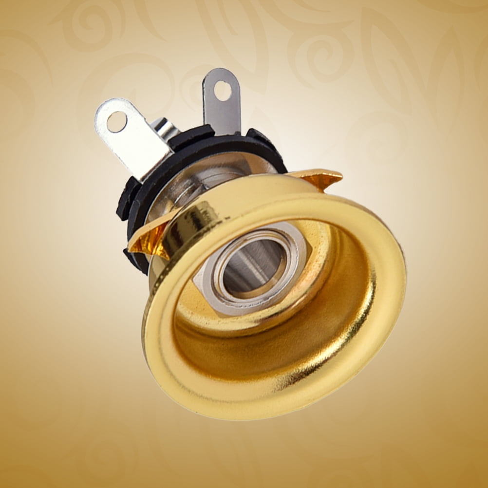 FRCOLOR 1 PC Guitar Connector Set with Copper and Iron Material Golden ...