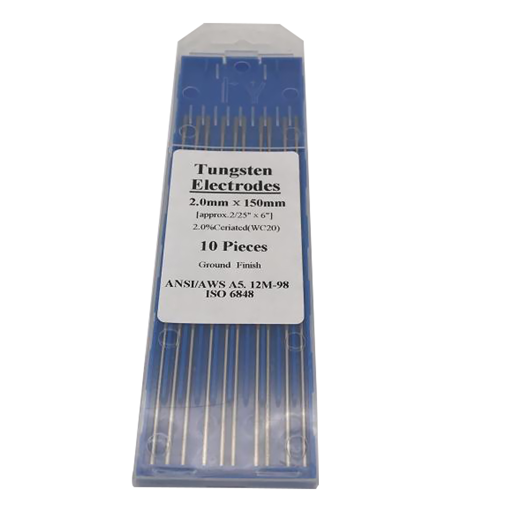FRCOLOR 1 Pack Durable Cerium Tungsten Welding WT20 TIG Tungsten Rods ...