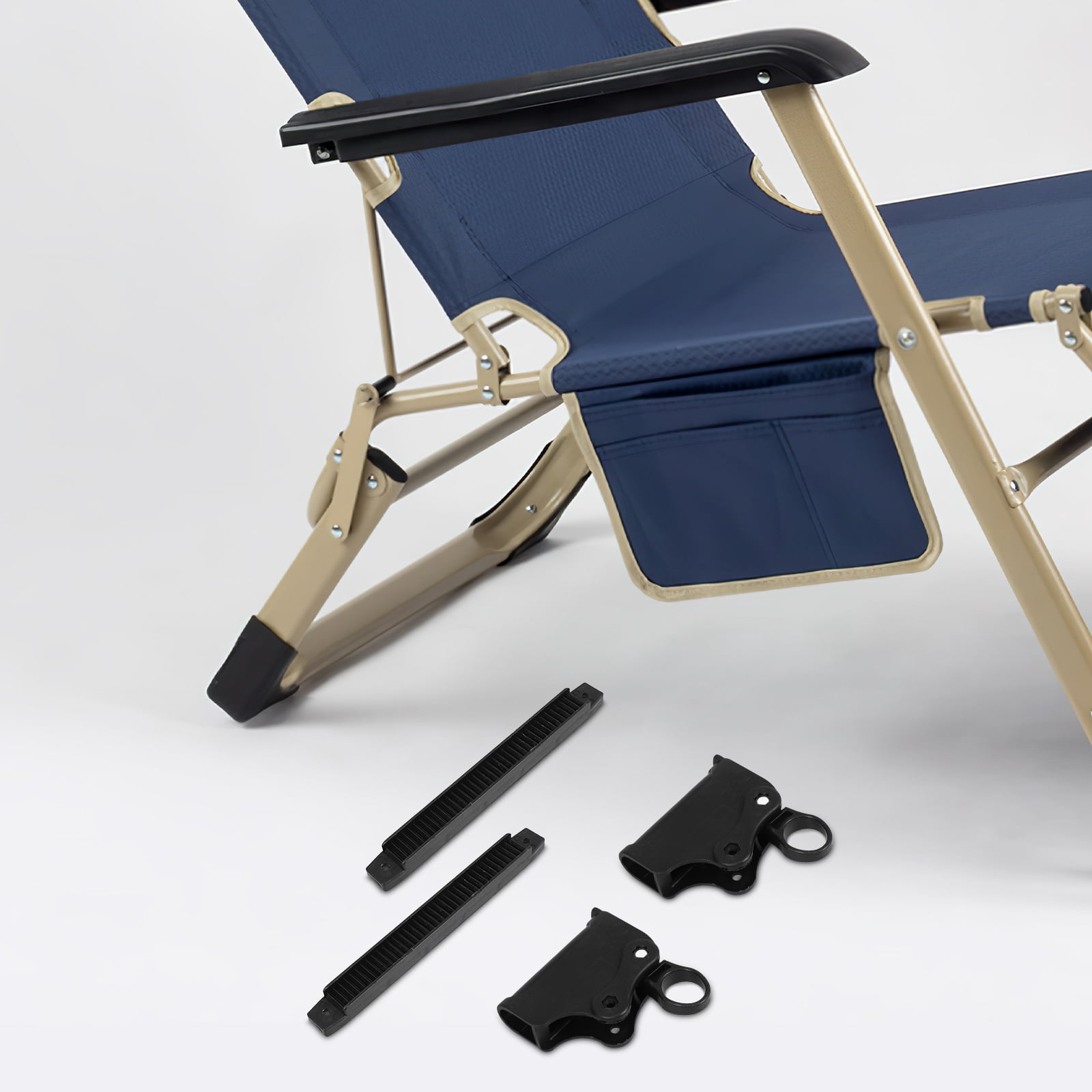 FRCOLOR 1 Pair Foldable Chair Replacement Plastic Locking Latch Hinge ...