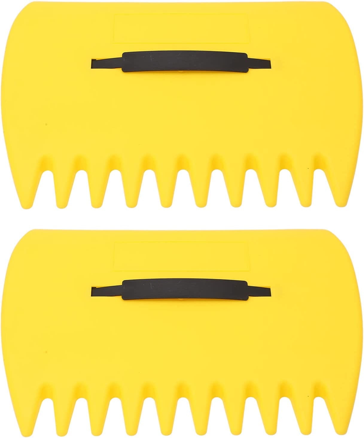 FRCOLOR 1 Pair Leaf Rake For Yard Plastic Garden Tool For Leaf And ...