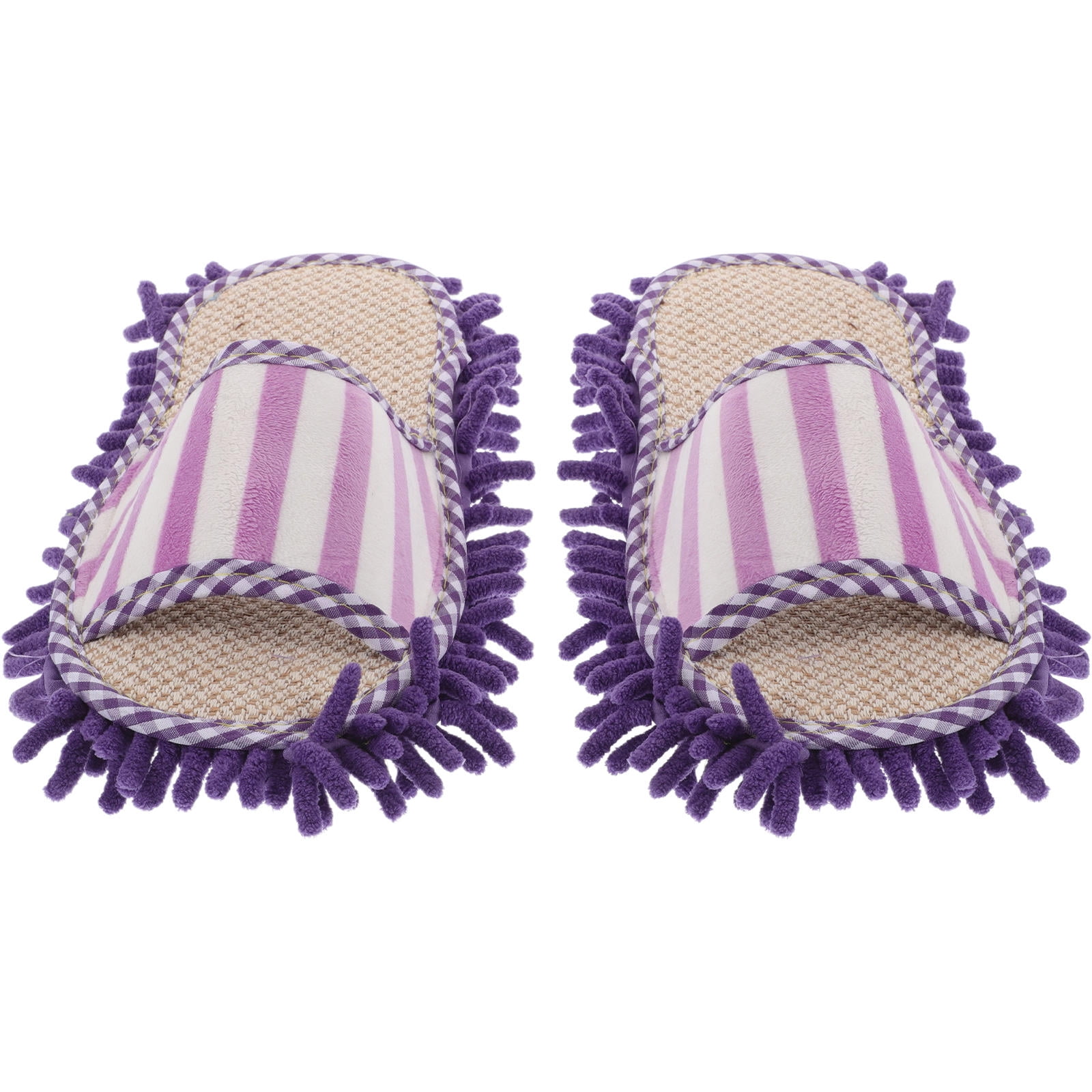 FRCOLOR 1 Pair Of Mop Slippers Sweeping Slippers Chenille Mop Shoes ...