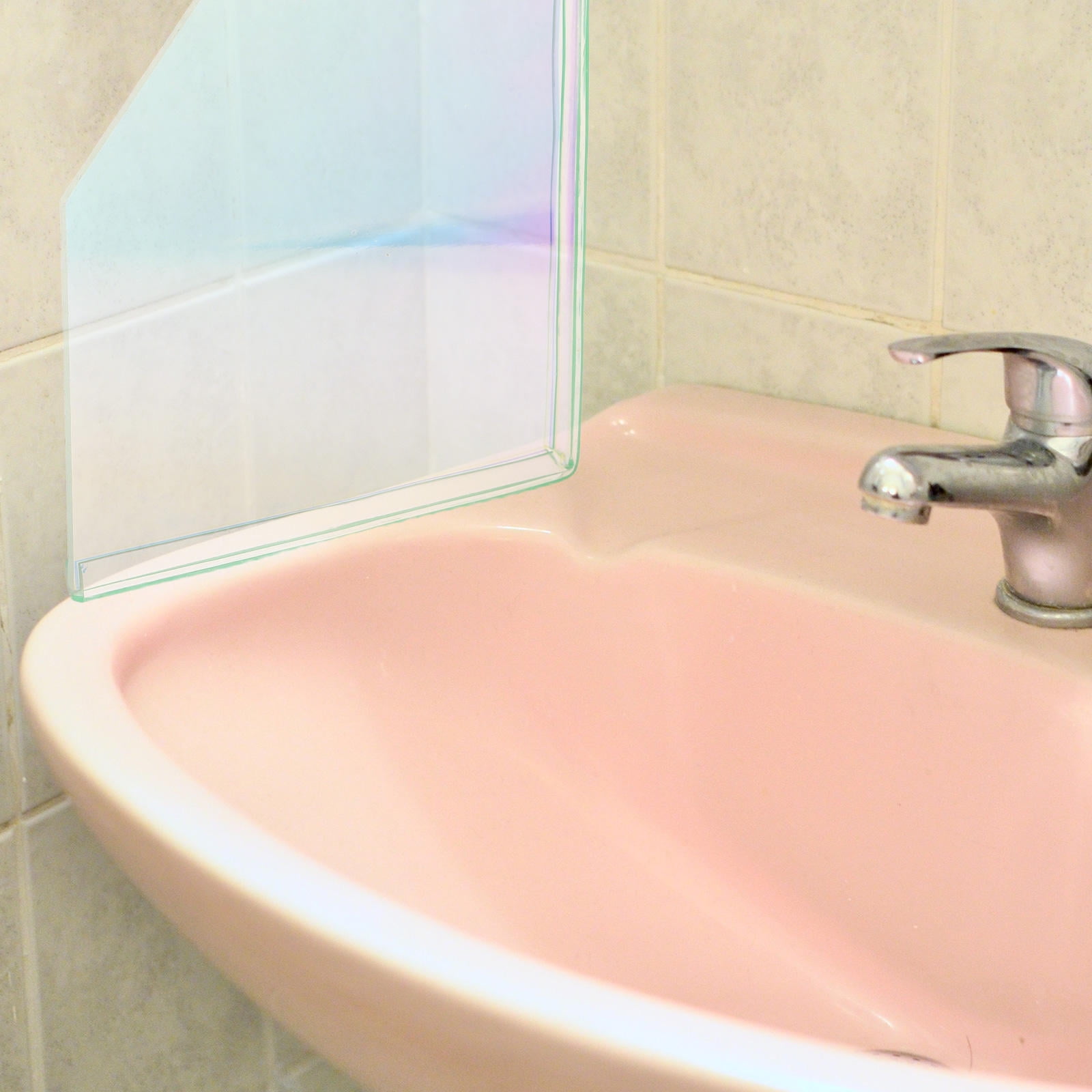 FRCOLOR 1 Pair Shower Splash Guard Acrylic Bath Tub Splash Guards ...