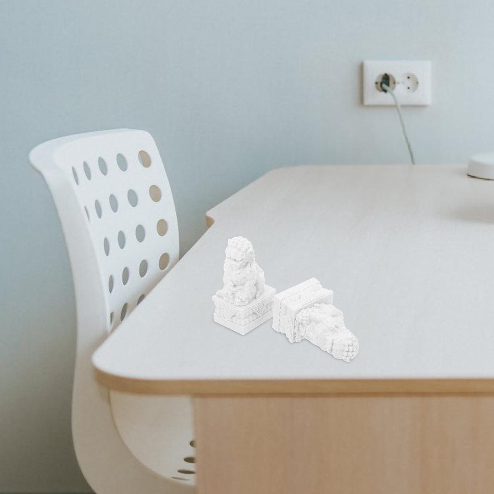 FRCOLOR 1 Pair Of Traditional Lion Figurine Chinese Small Fu Lion Small ...