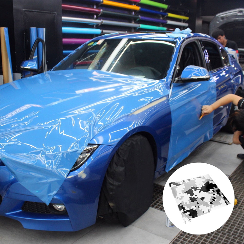 FRCOLOR 1 Roll Camouflage Vinyl Car Wrap Film Sheet Camo Vinyl Car Wrap ...
