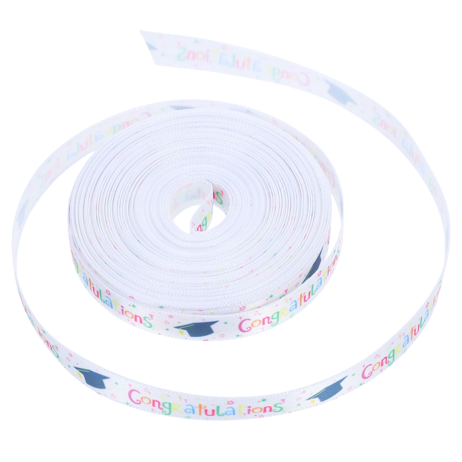 FRCOLOR 1 Roll Graduation Season Packaging Ribbons Congrats Grad Ribbon ...
