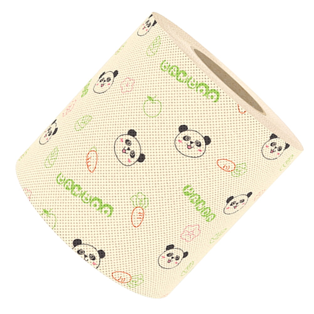 FRCOLOR 1 Roll Of Panda Printed Toilet Paper Roll Decorative Bamboo ...