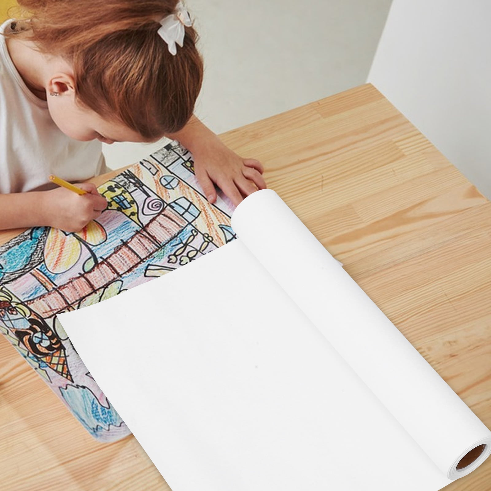 FRCOLOR 1 Roll Paper For Drawing Painting Paper For Kids Coloring Roll ...