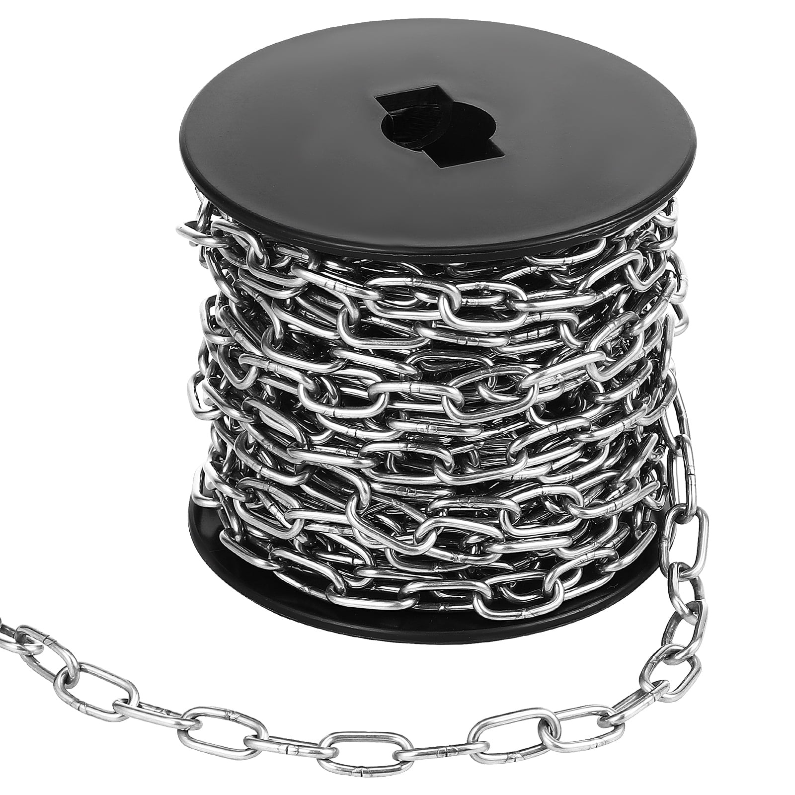 FRCOLOR 1 Roll Stainless Steel Chain Metal Chain Link Chain Small Light ...