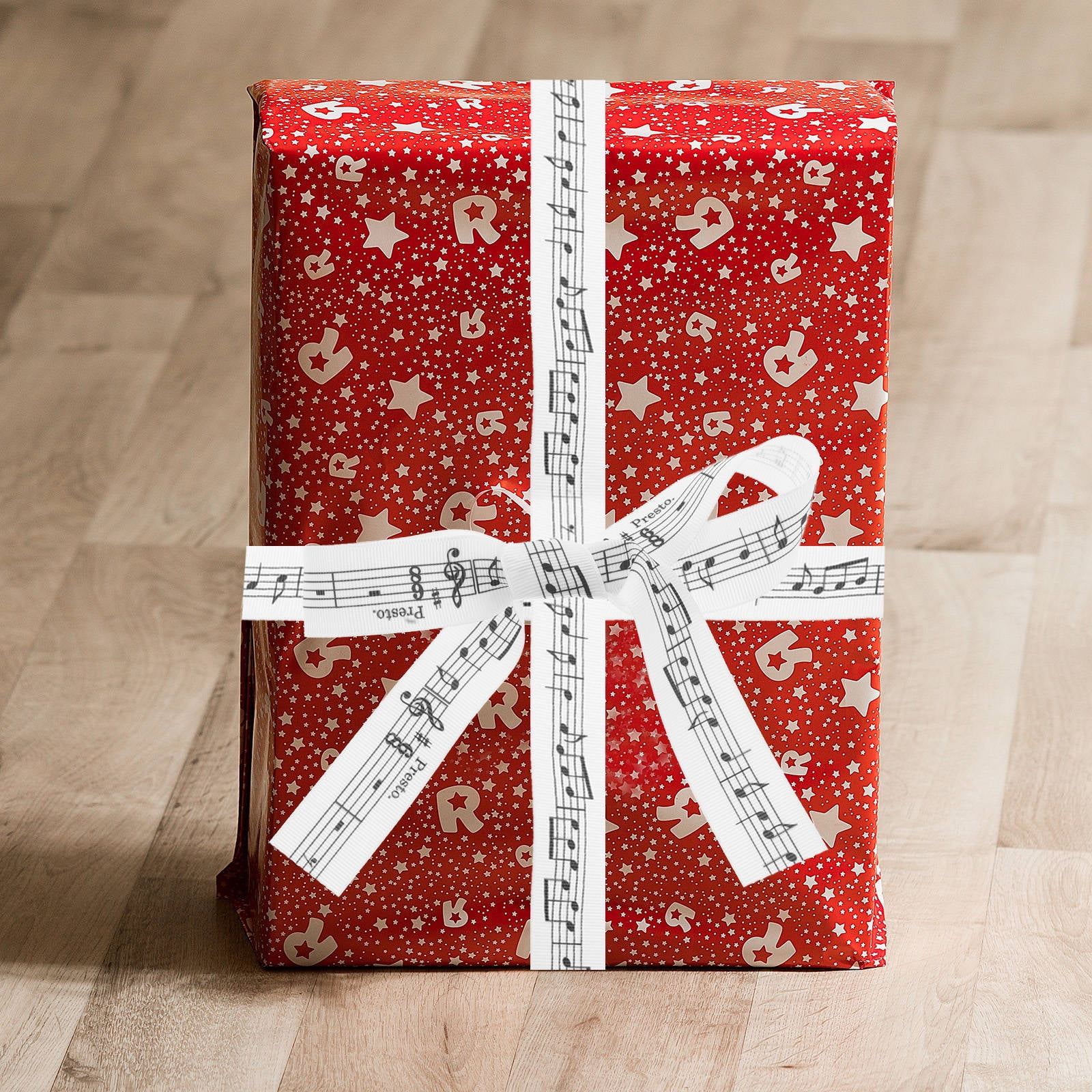 FRCOLOR 1 Roll Unique Musical Note Ribbon Present Box Wrap Ribbon Cake ...