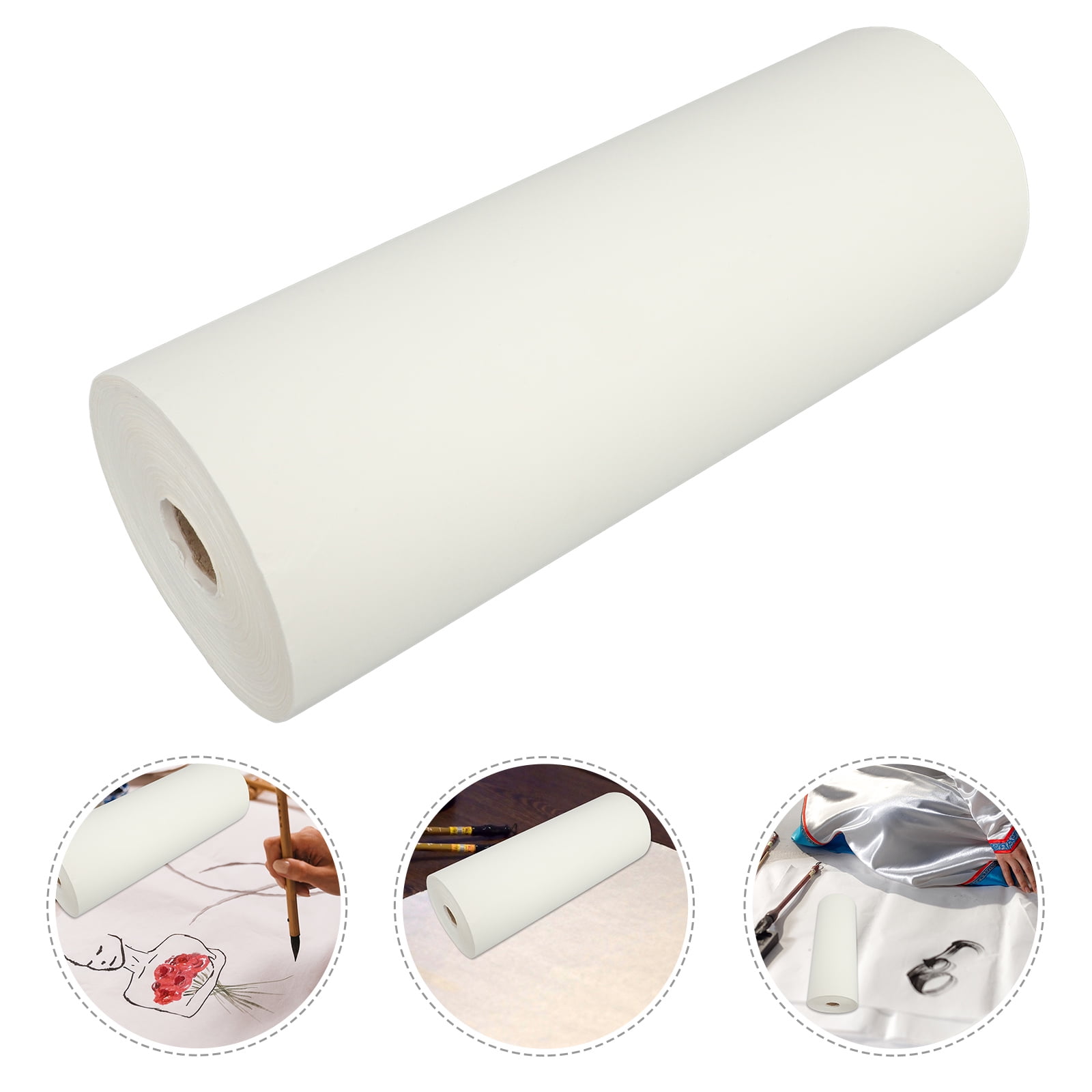 FRCOLOR 1 Roll White Drawing Paper for Kids Calligraphy Art Projects ...